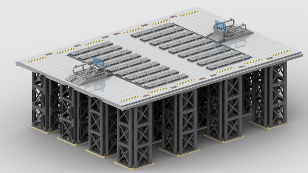 Lego Moc Landing Platform By Paulojorgeramos Rebrickable Build With