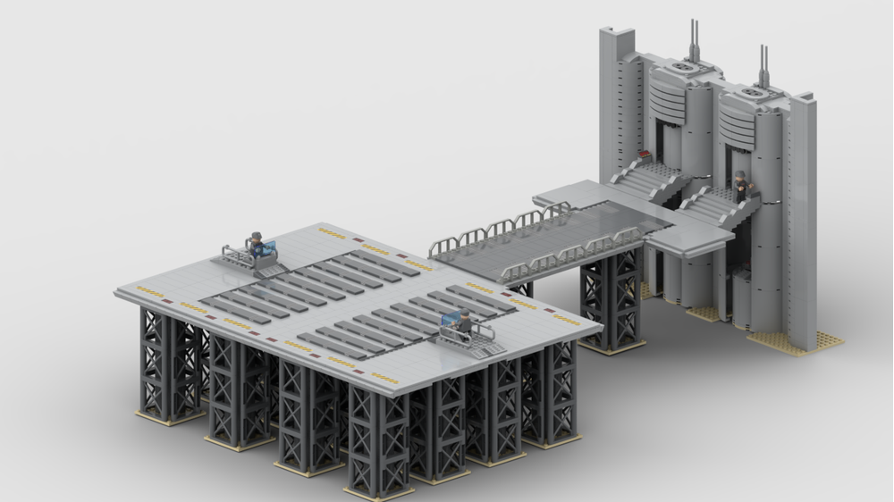 Lego Moc Landing Platform By Paulojorgeramos Rebrickable Build With