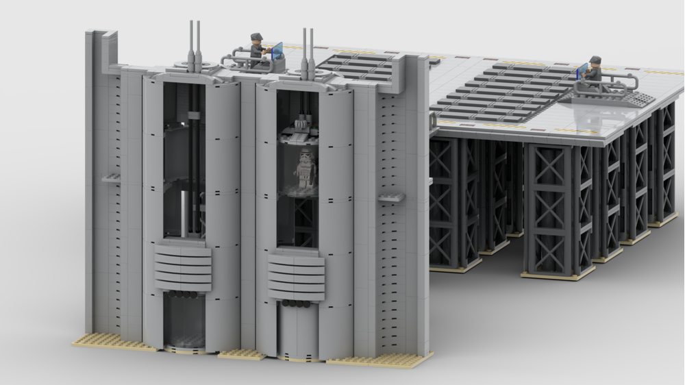 Lego Moc Landing Platform By Paulojorgeramos Rebrickable Build With