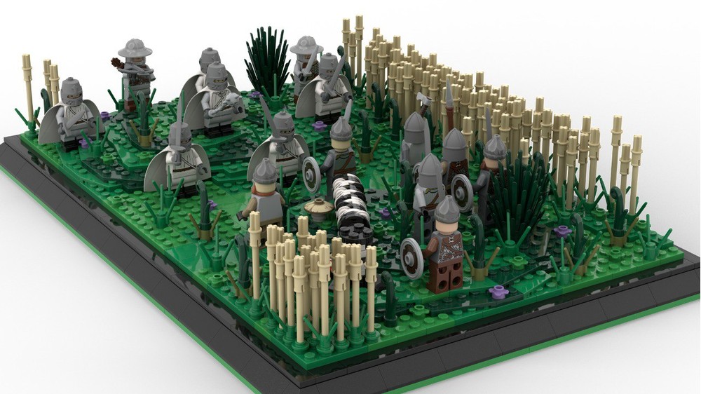 LEGO MOC Lego Castle The knights of Teutonic Order against rus . The ...