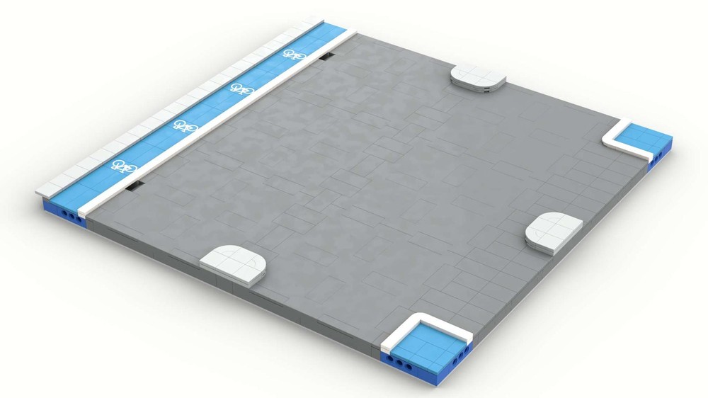 LEGO MOC Big Modular T-Intersection by Bredelin | Rebrickable - Build ...
