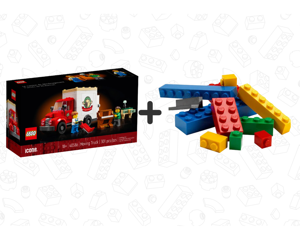 LEGO MOC 40586 Mod - Moving Truck (8 Studs Wide) - Lego Cars Moc ...