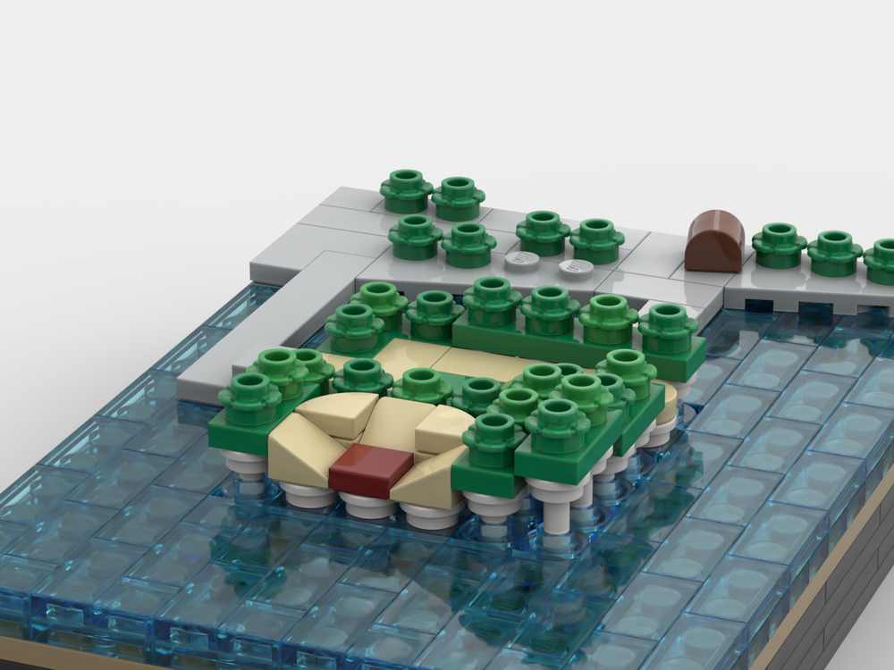 Lego Moc Little Island Nyc By Taters Rebrickable Build With Lego