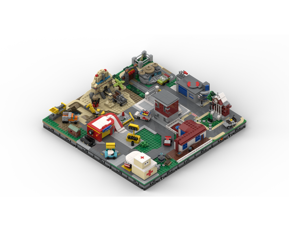 LEGO MOC Mobile City Forbidden Ruins by brickotronic | Rebrickable ...