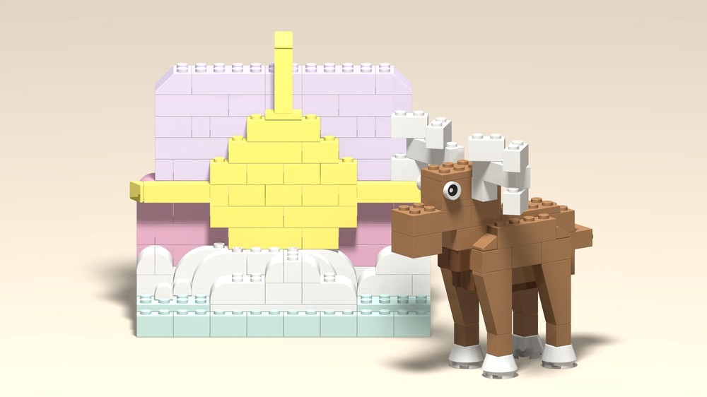LEGO MOC 11028 Sunrise Moose by mattking4 | Rebrickable - Build with LEGO