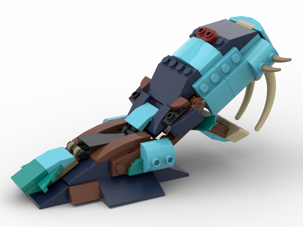 Lego Moc Surfacing Monster Walrus 31132 Alternate Build And Addon To
