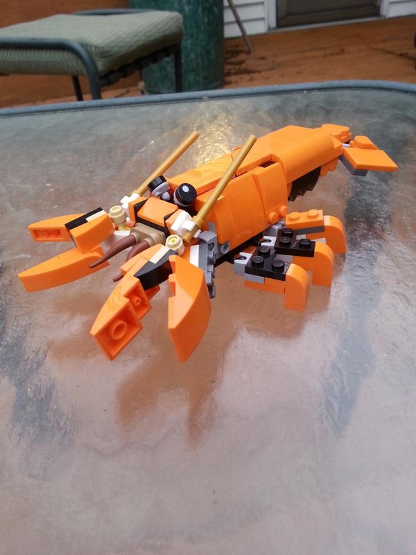 LEGO MOC Lobster by qbcrunch | Rebrickable - Build with LEGO