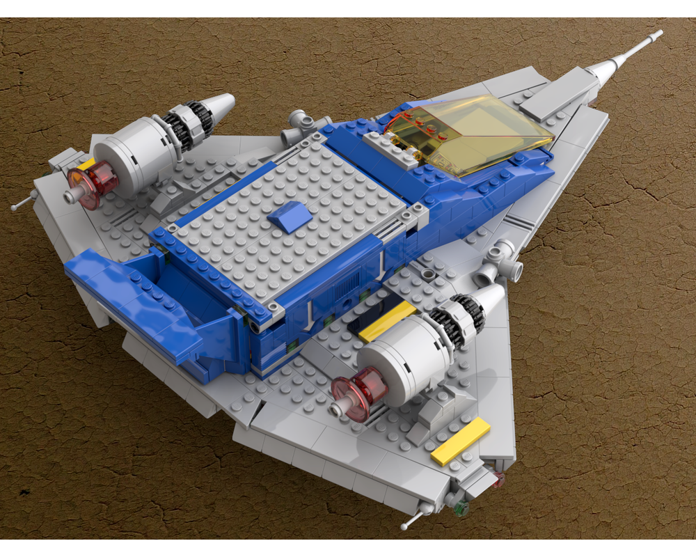 LEGO MOC Galaxy Research Station and Galaxy Shuttle from 2x Galaxy ...