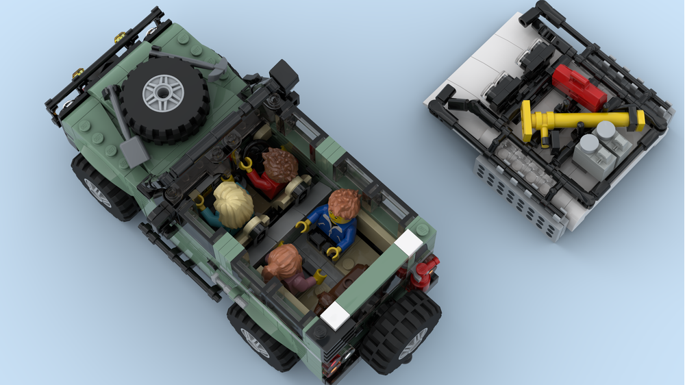 LEGO MOC-144320 MOCturnal Mini Icons LAND ROVER CLASSIC DEFENDER 90 by ...