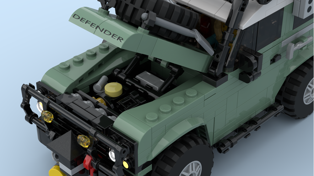 LEGO MOC MOCturnal Mini Icons LAND ROVER CLASSIC DEFENDER 90 by ...
