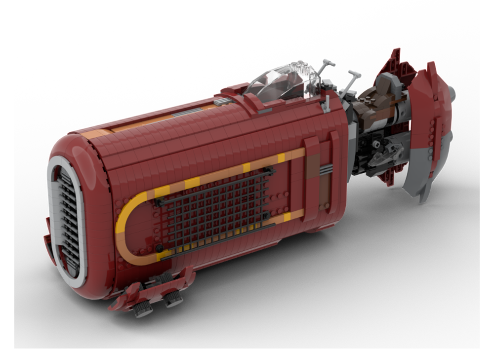 LEGO MOC SW - Rey´s Speeder by Sarinoo90 | Rebrickable - Build with LEGO