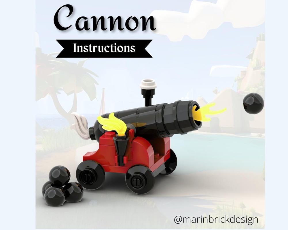 LEGO MOC Pirate Cannon - Lego Pirates Moc Free Instructions by ...