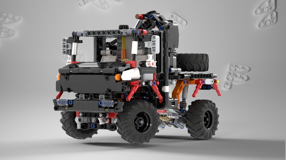 LEGO MOC 42139 mb Unimog u1850 by Fejit | Rebrickable - Build with LEGO