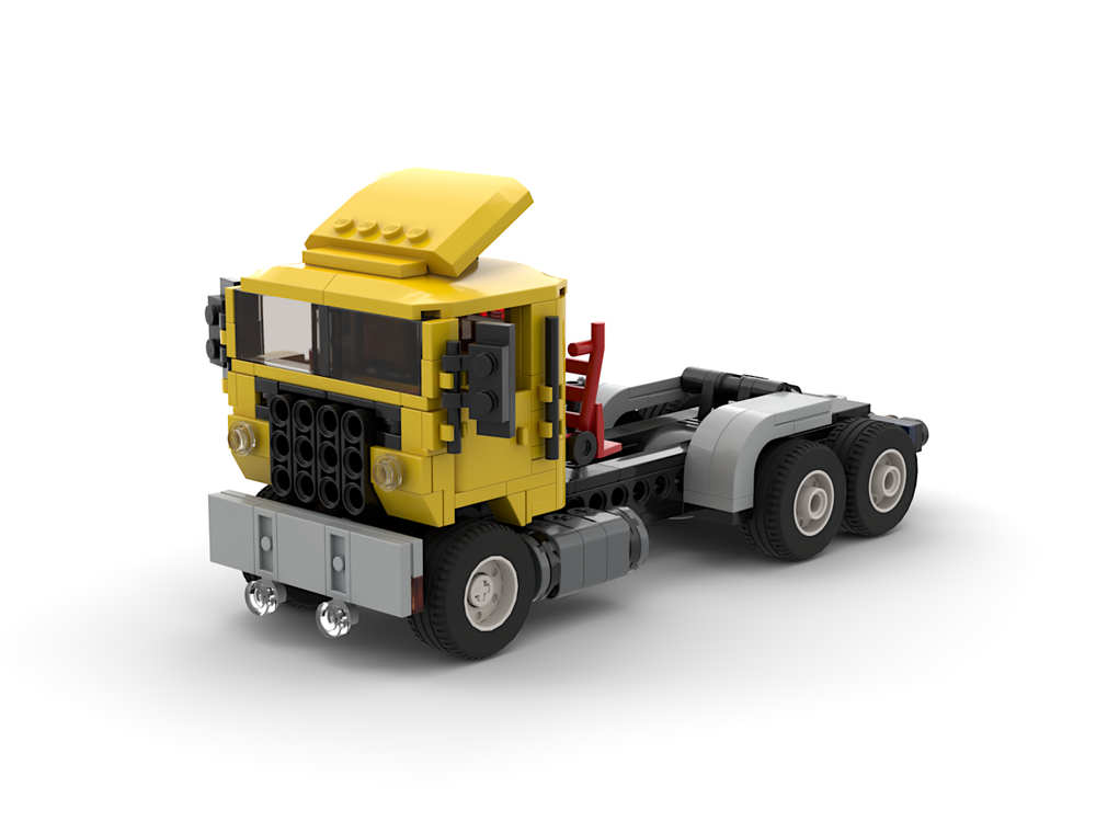 LEGO MOC Cabover Truck v2 by owstin | Rebrickable - Build with LEGO