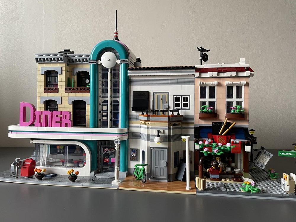 Lego Moc The Local Pub Modular Alternate Build Of 21328 Seinfled By Re