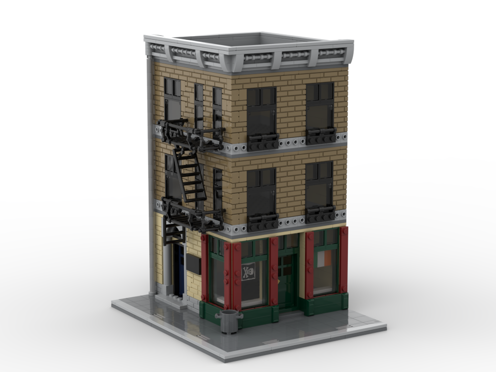 LEGO MOC Peter's Apartment/Nelson & Murdock Office/Irish Pub Modular ...