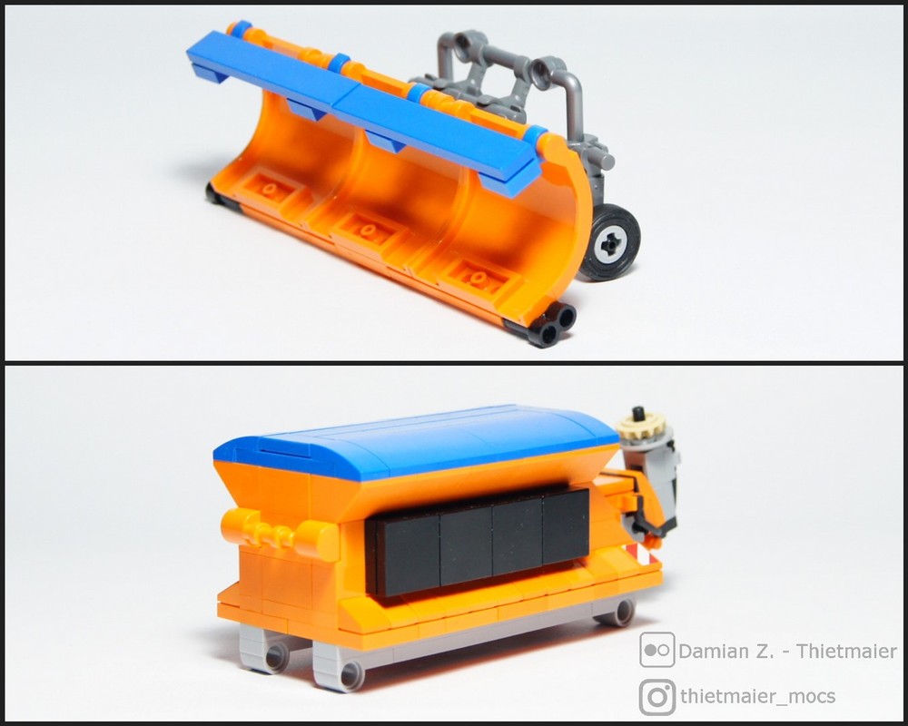 LEGO MOC Snow plow and salt spreader for hooklift truck by thietmaier ...