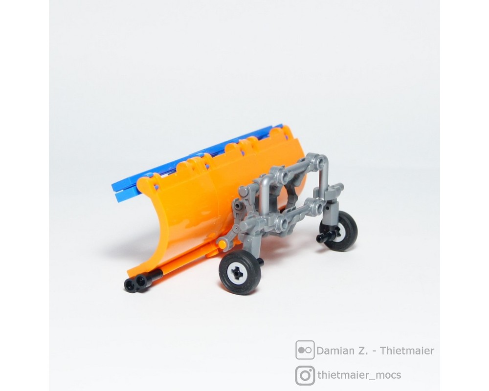 Lego Moc Snow Plow And Salt Spreader For Hooklift Truck By Thietmaier