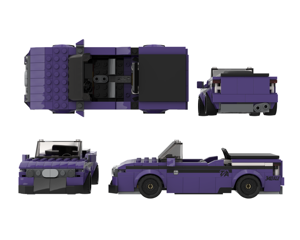 LEGO MOC 76904 Working Convertible by Schwimpy | Rebrickable - Build ...