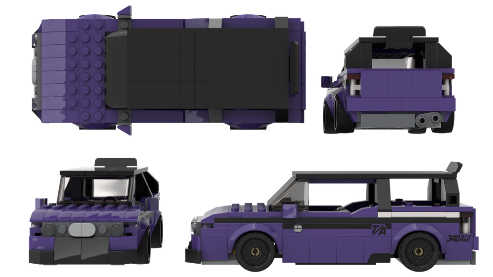 LEGO MOC 76904 Working Convertible by Schwimpy | Rebrickable - Build ...