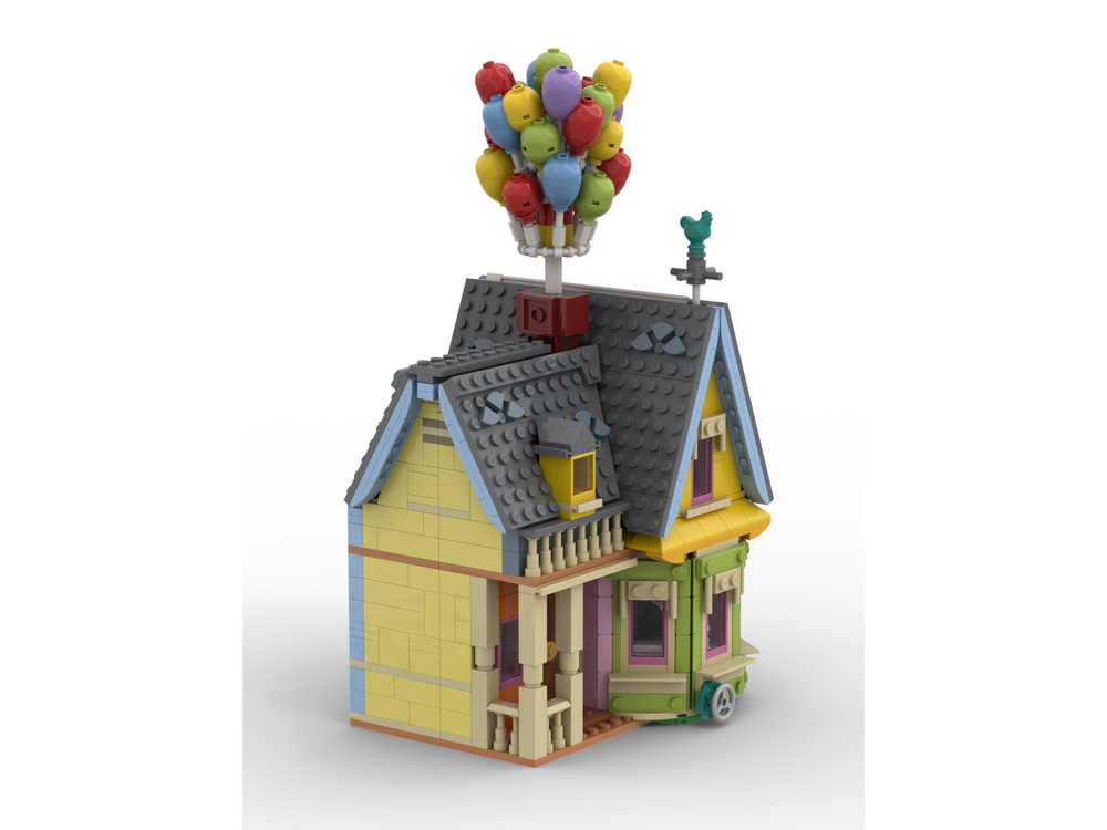 LEGO MOC 'Up' House Addition by rykfield | Rebrickable - Build with LEGO