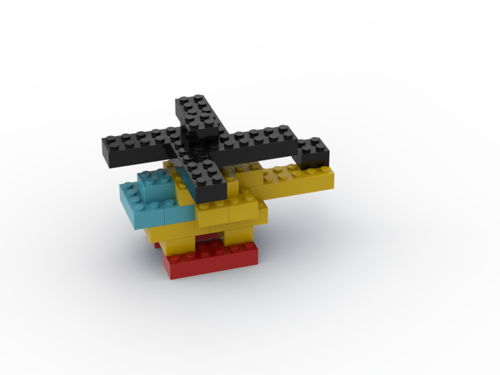 LEGO MOC-144446 Basic helicopter by Swerix | Rebrickable - Build with LEGO