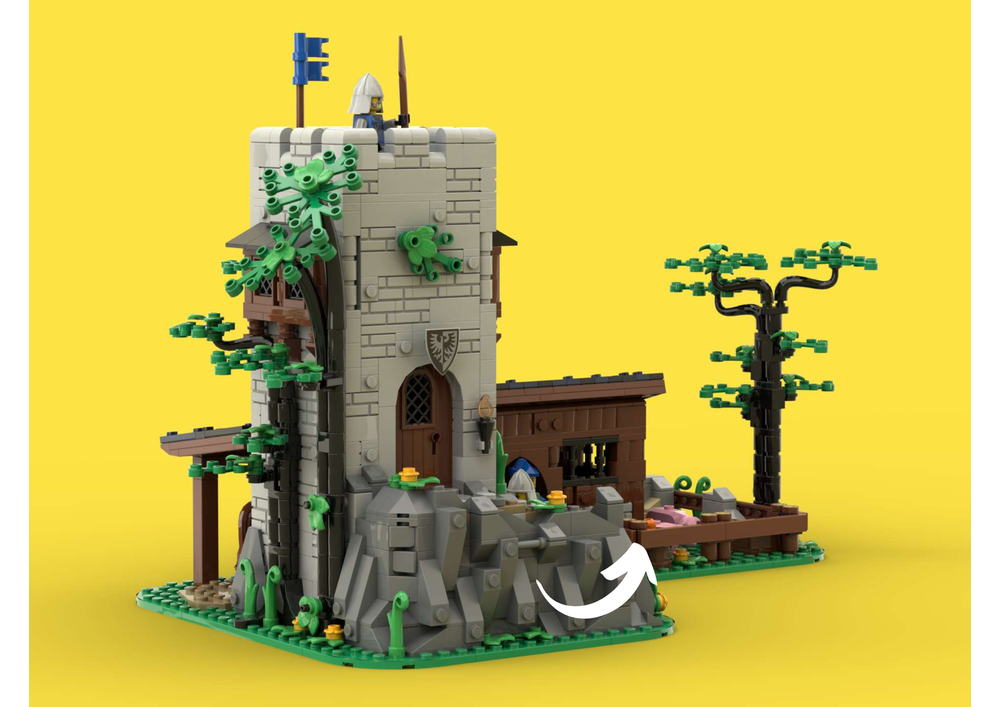 Lego Moc Falcons Watchtower By Luxbricks Rebrickable Build With Lego