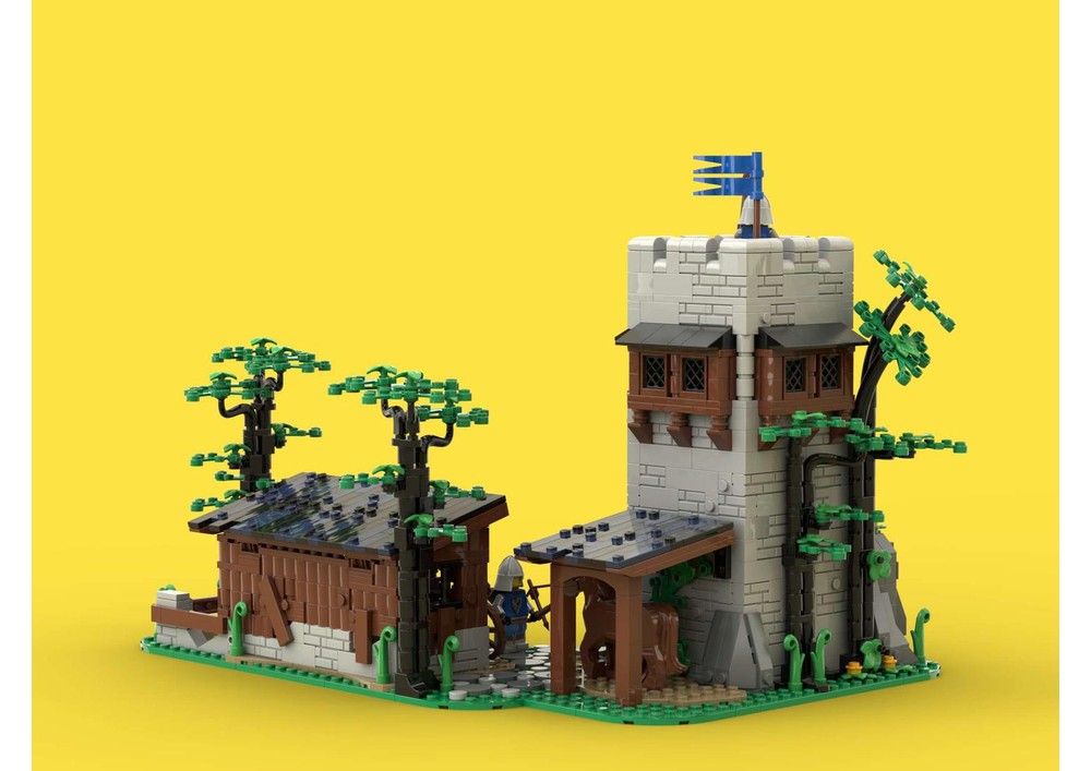 LEGO MOC Falcon's Watchtower by lux.bricks | Rebrickable - Build with LEGO