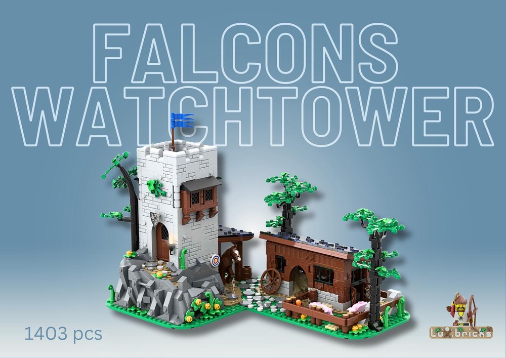 LEGO MOC Falcon's Watchtower by lux.bricks | Rebrickable - Build with LEGO