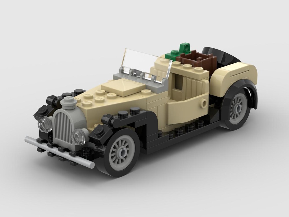 LEGO MOC Adventurers Vintage Car by SpiderByte | Rebrickable - Build ...