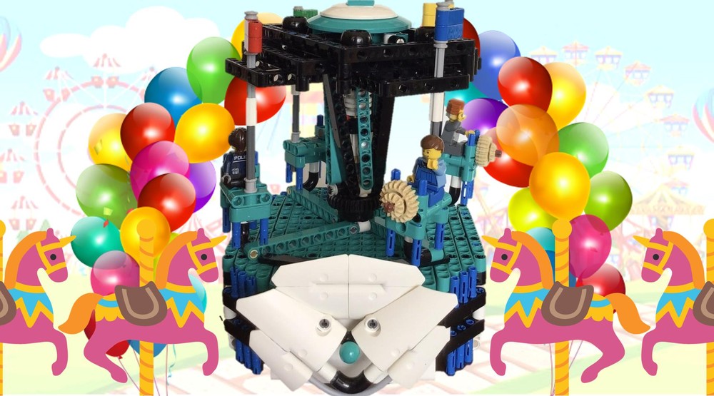 LEGO MOC Fairground carousel ride 51515 by AmberCat | Rebrickable ...