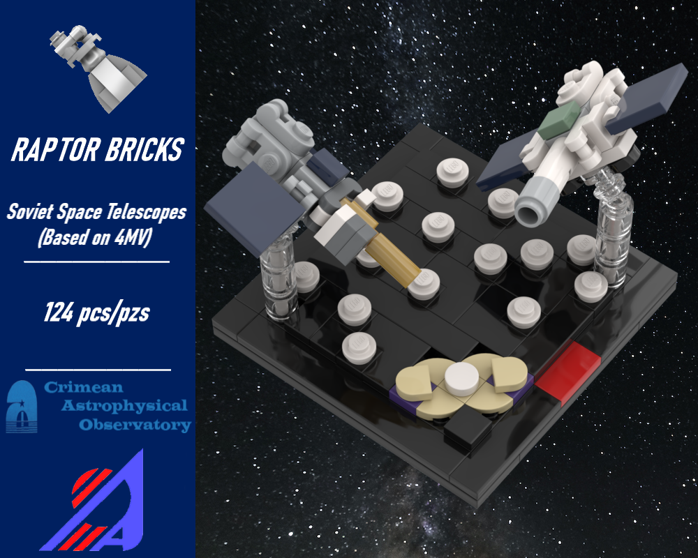 LEGO MOC 4MV Based Soviet Space Telescopes (at 1:110 scale) by RAPTOR ...