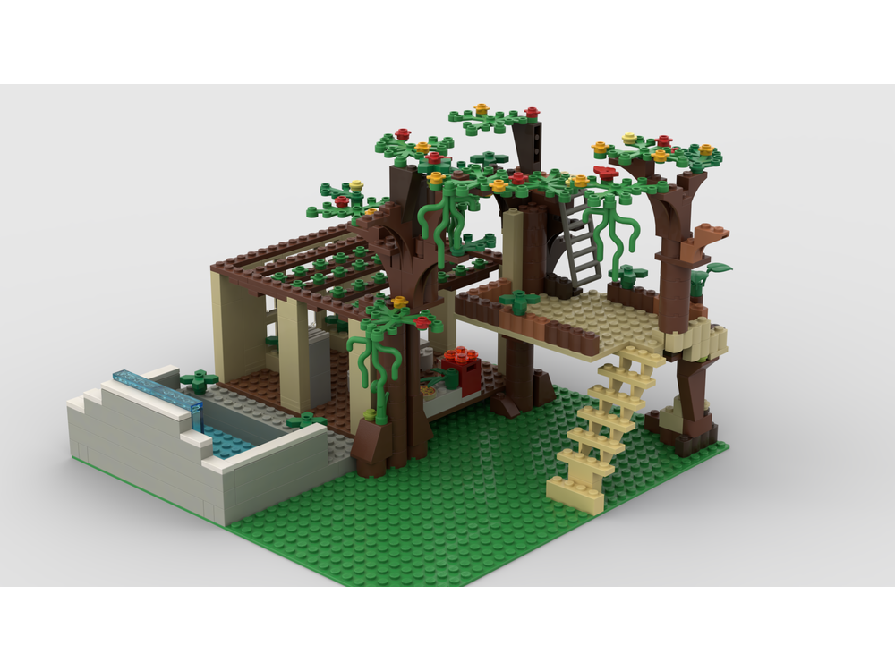 LEGO MOC Lego Treehouse/Pergola by Mindstormsmaster | Rebrickable ...