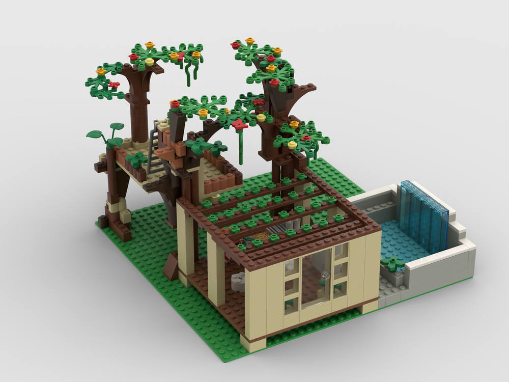 LEGO MOC Lego Treehouse/Pergola by Mindstormsmaster | Rebrickable ...