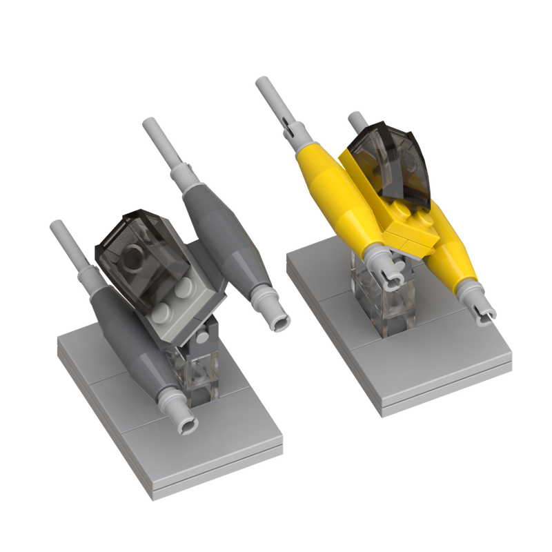 LEGO MOC Mini N-1 Starfighters by LegacyLego | Rebrickable - Build with ...