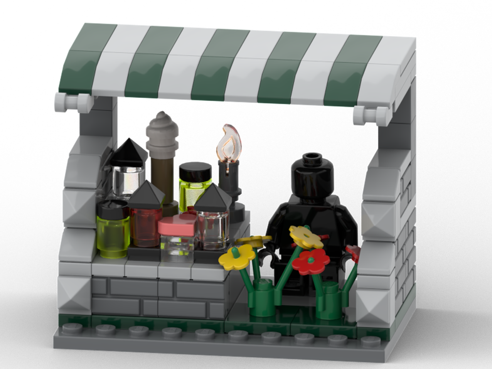 LEGO MOC Light stand / graveyard / cemetery stand by Feviur ...