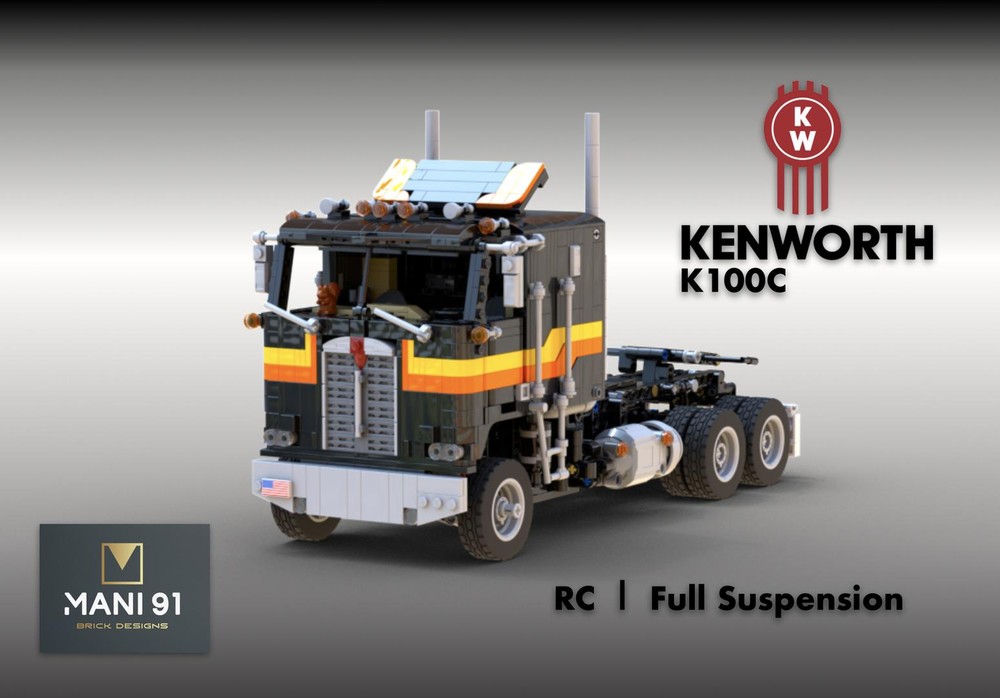 LEGO MOC Kenworth K100C by Mani91 | Rebrickable - Build with LEGO