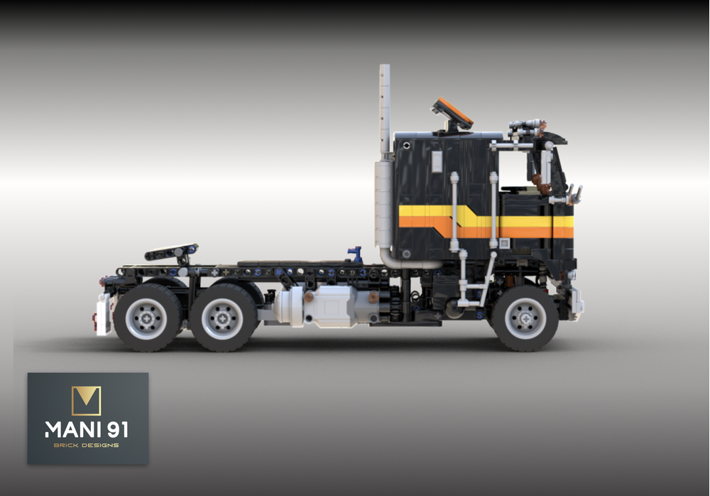 Lego Moc Kenworth K100c By Mani91 Rebrickable Build With Lego