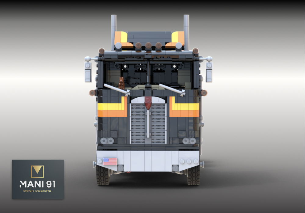 Lego Moc Kenworth K100c By Mani91 Rebrickable Build With Lego