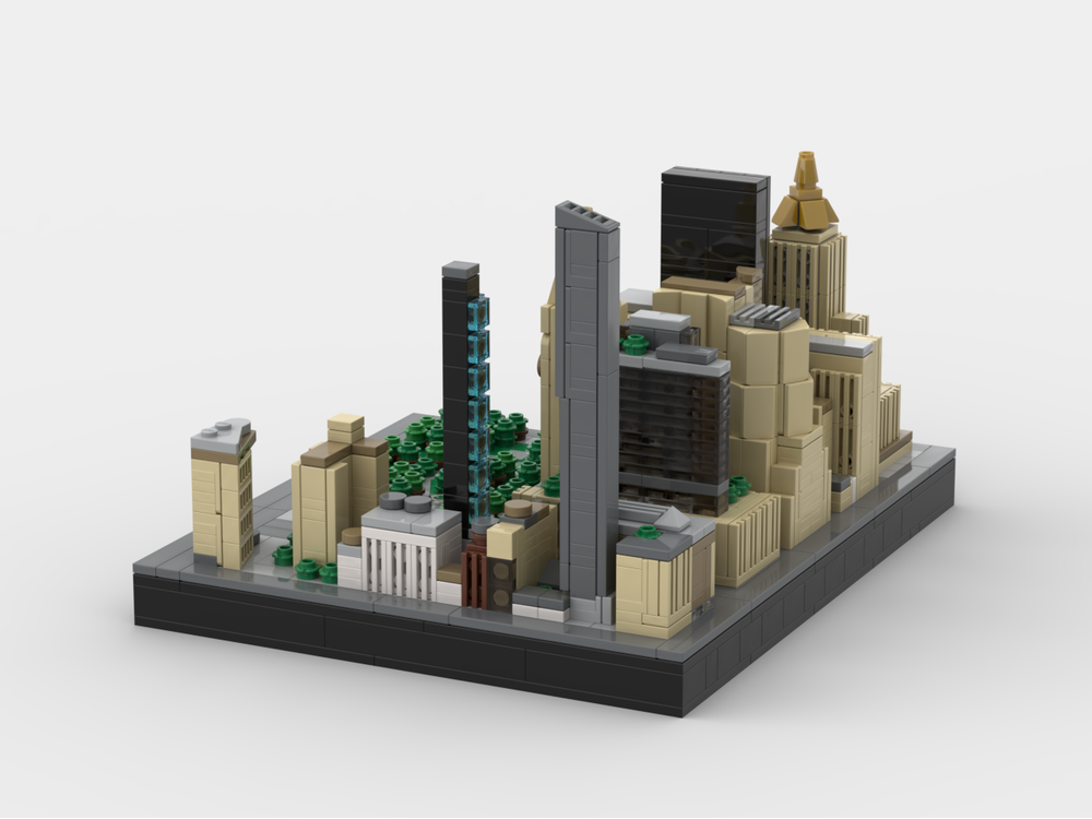 LEGO MOC Madison Square Park - NYC by Taters | Rebrickable - Build with ...