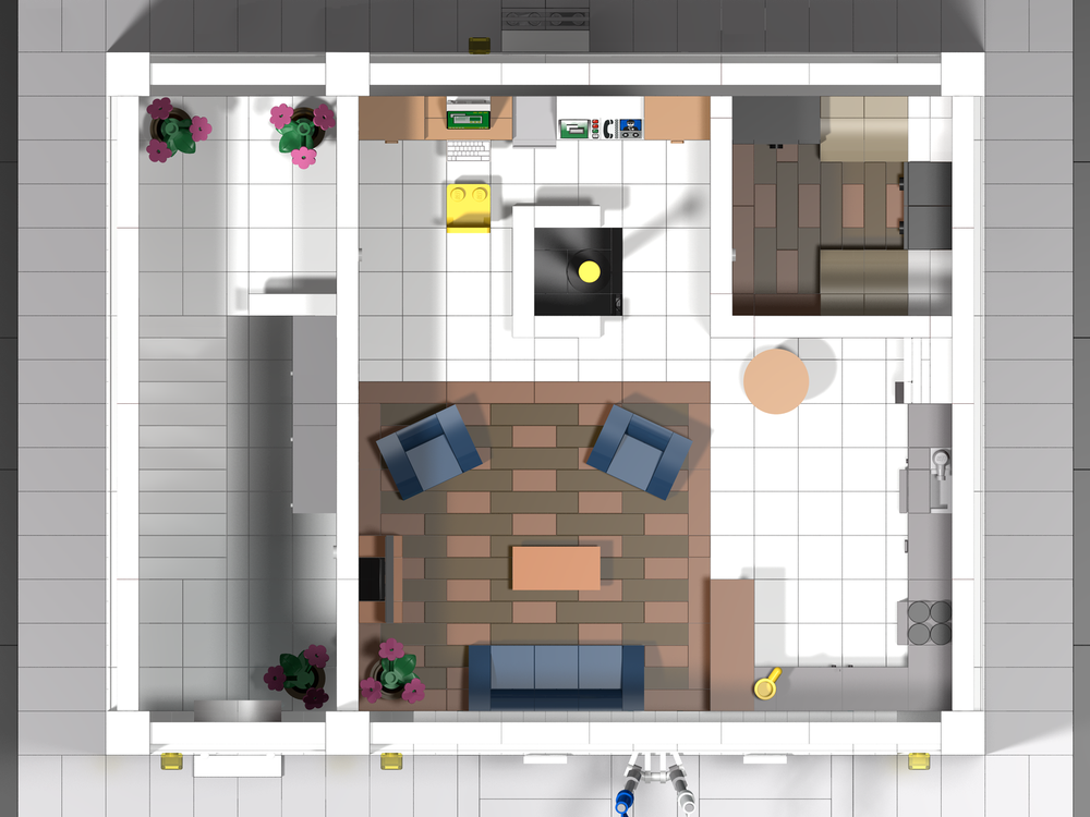 Lego Moc Fire Station By The Undo Rebrickable Build With Lego