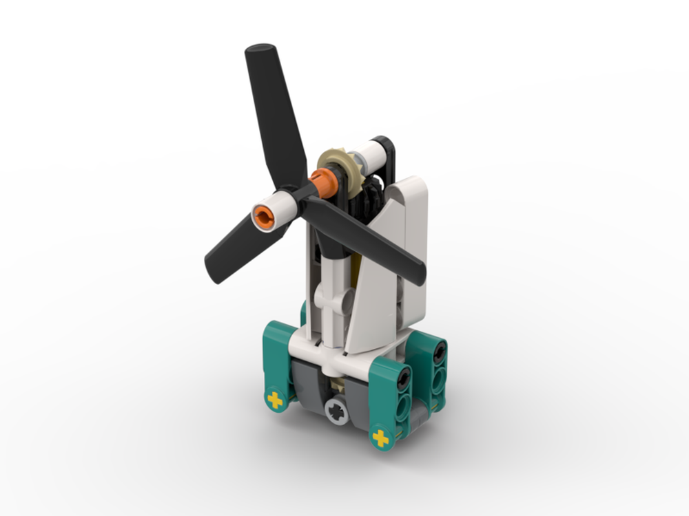 LEGO MOC Desk Fan by BD Technic | Rebrickable - Build with LEGO