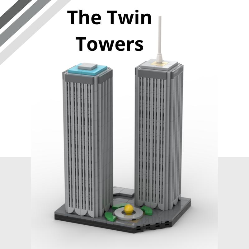 LEGO MOC The Twin Towers by dutch_builds | Rebrickable - Build with LEGO