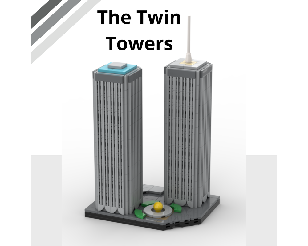 LEGO MOC The Twin Towers by dutch_builds | Rebrickable - Build with LEGO