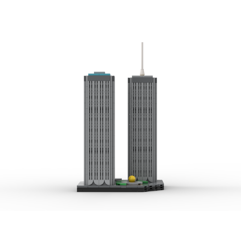 LEGO MOC The Twin Towers by dutch_builds | Rebrickable - Build with LEGO