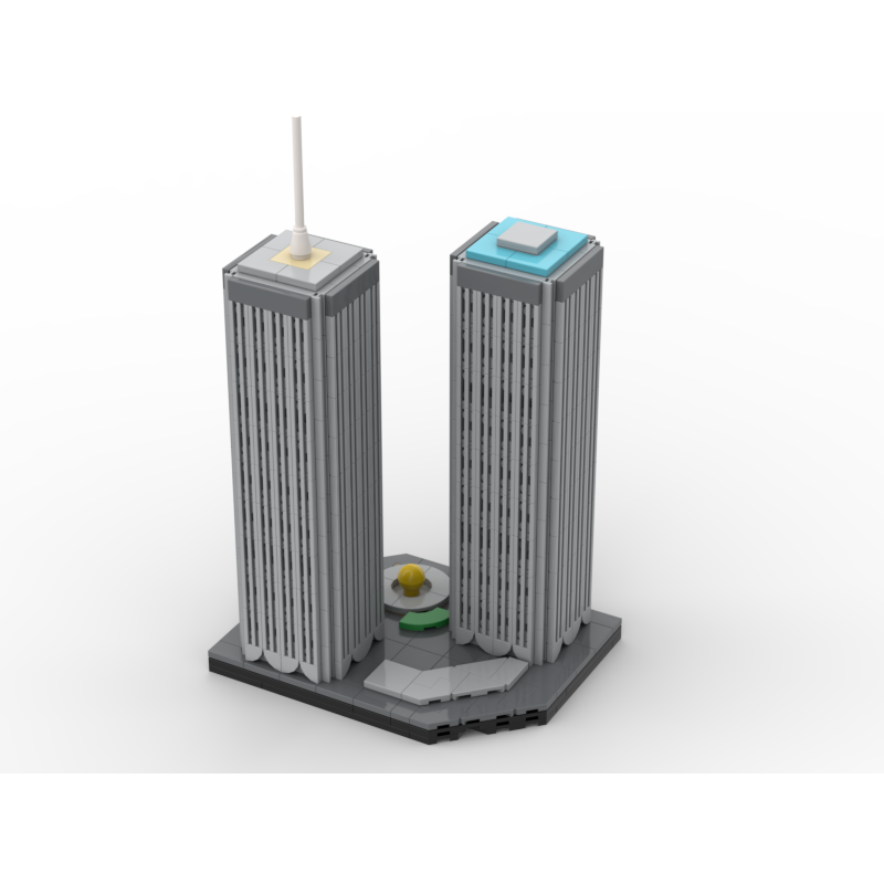 LEGO MOC The Twin Towers by dutch_builds | Rebrickable - Build with LEGO