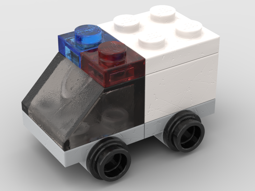 LEGO MOC Ambulance Micro Build by TheBasicType | Rebrickable - Build ...