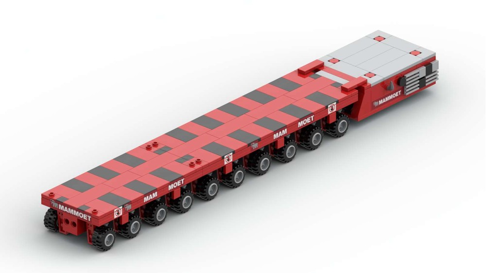 LEGO MOC SPMT Trailer - Self Propelled Modular Transporter by GMTBRICKS ...