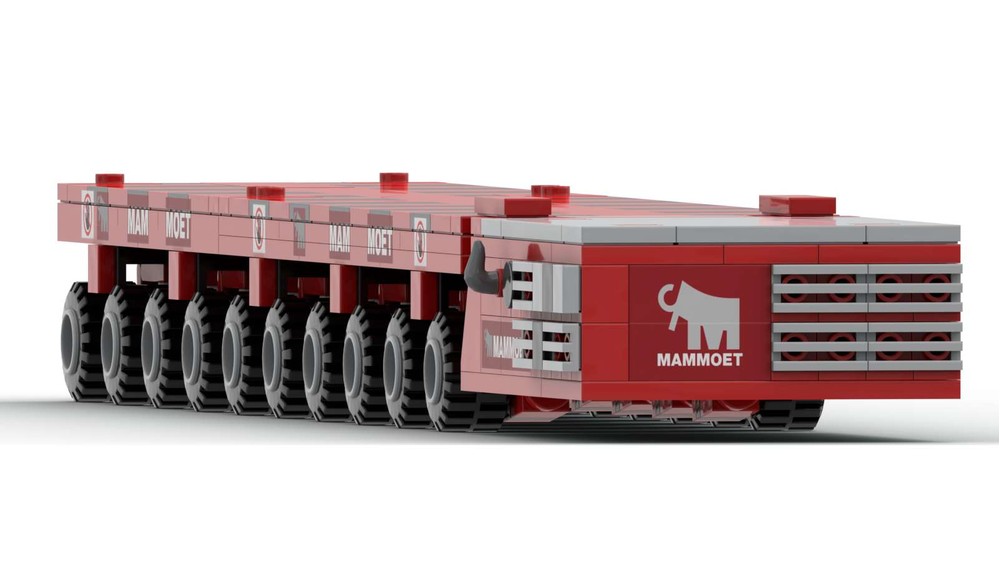 LEGO MOC SPMT Trailer - Self Propelled Modular Transporter by GMTBRICKS ...