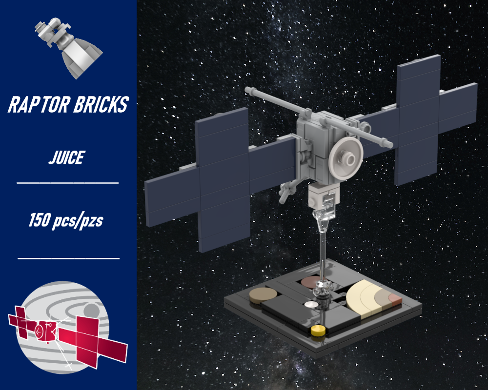 LEGO MOC Jupiter Icy Moons Explorer "JUICE" (at 1:110 scale) by RAPTOR ...